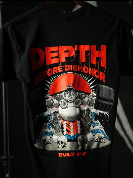( Built Big (Back Logo) – Depth Before Dishonor Squat Company